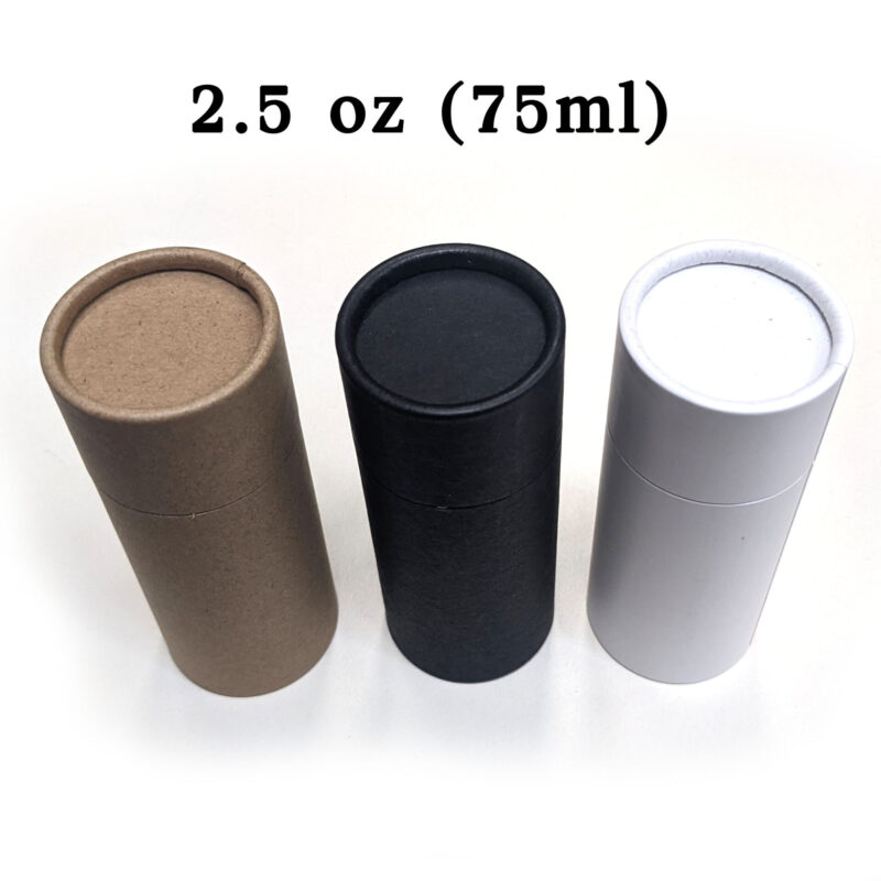 BULK QUANTITY - 2.5 oz Biodegradable Cardboard Deodorant Containers ...
